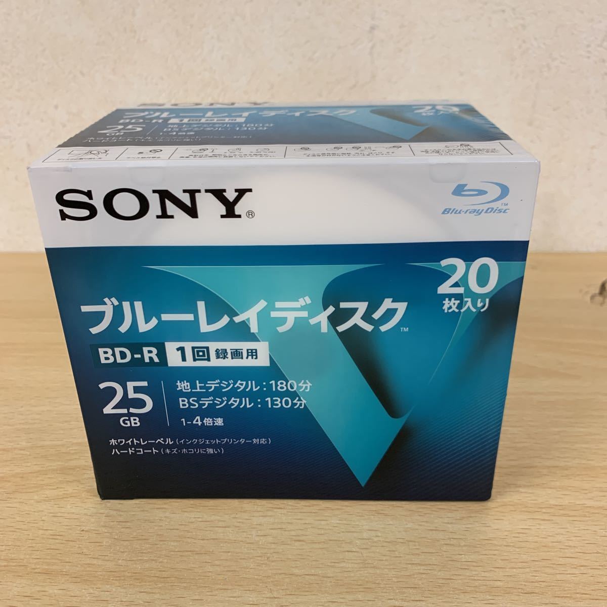 Yahoo!オークション - 新品 SONY BD-R ブルーレイディスク 20枚 25GB 2...