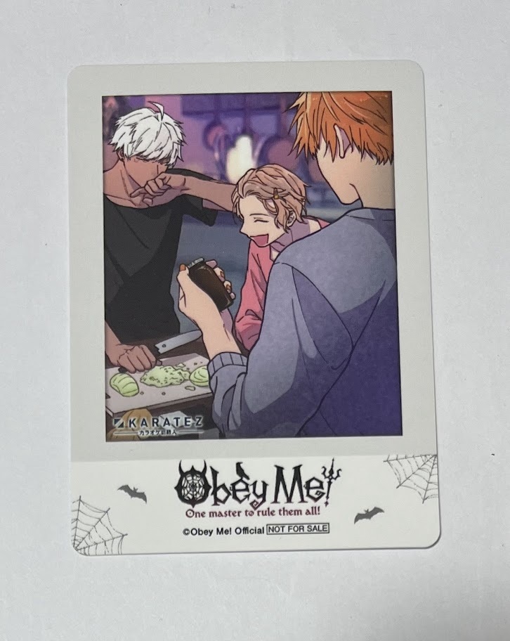 Yahoo!オークション - Obey Me × カラオケの鉄人 チェキ風カード 11