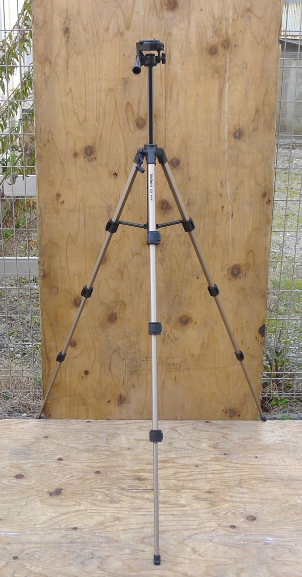 Yahoo!オークション - c455 Velbon CX444 三脚 カメラスタンド 雲台 ケ...