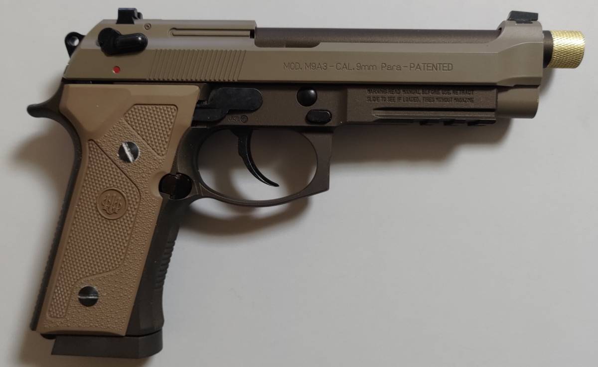 Yahoo!オークション - KSC ベレッタ M9A3 HW タンカラー エアガン ガス...
