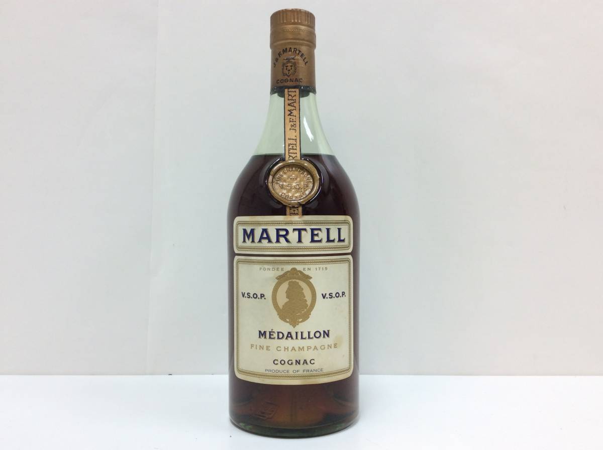 Yahoo!オークション - 4856 未開栓 MARTELL VSOP MEDAILLON マーテル V...