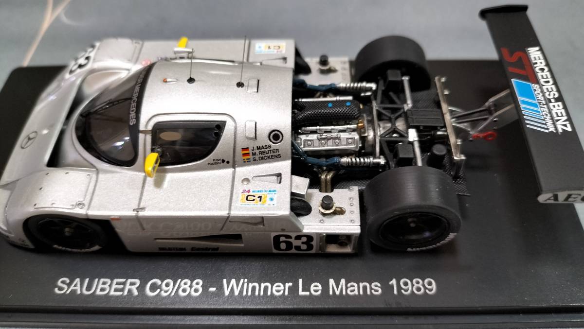 Yahoo!オークション - 1/43 ザウバーメルセデスC9 LM1989LM No63