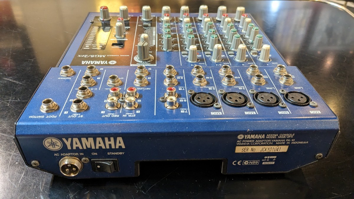 Yahoo!オークション - YAMAHA MG8/2FX ミキサー(1)