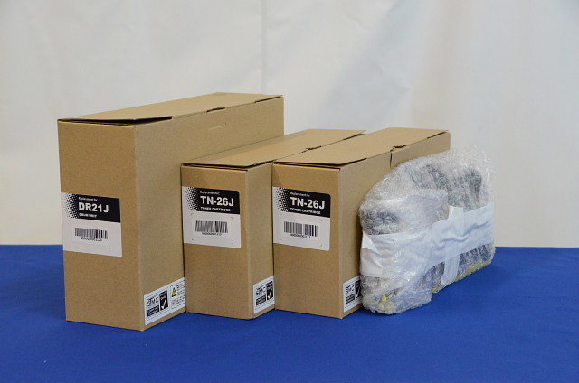 Yahoo!オークション - ブラザー互換 TN-26J×3 DR-21J×1 トナー/ドラ...