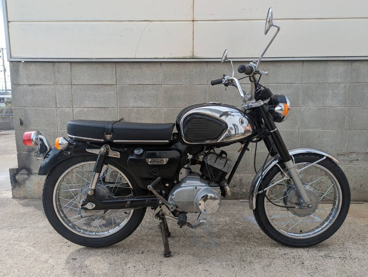 Yahoo!オークション - スズキ K125 ヴィンテージ スクランブラーカス...