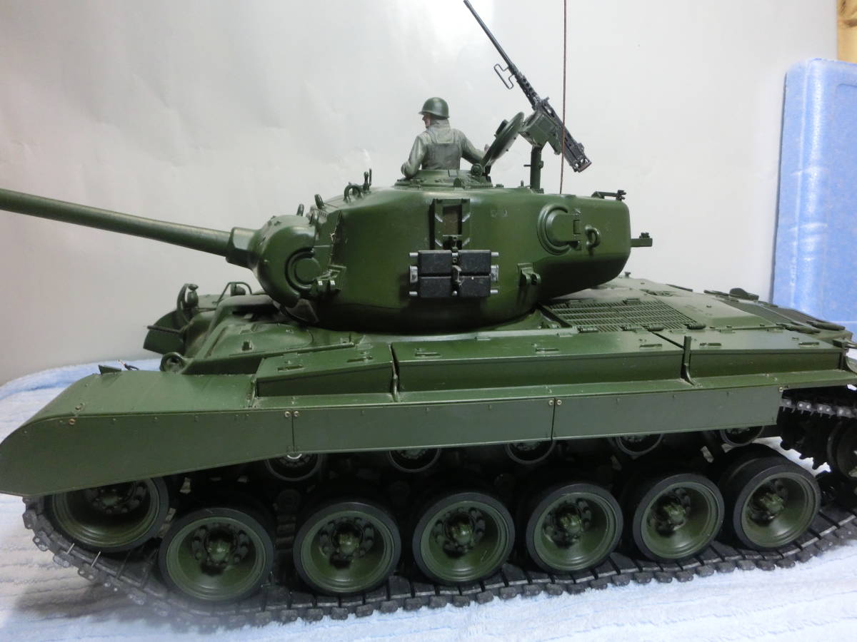 Yahoo!オークション - タミヤ 1/16 m26パーシング ディスプレイ用（元...