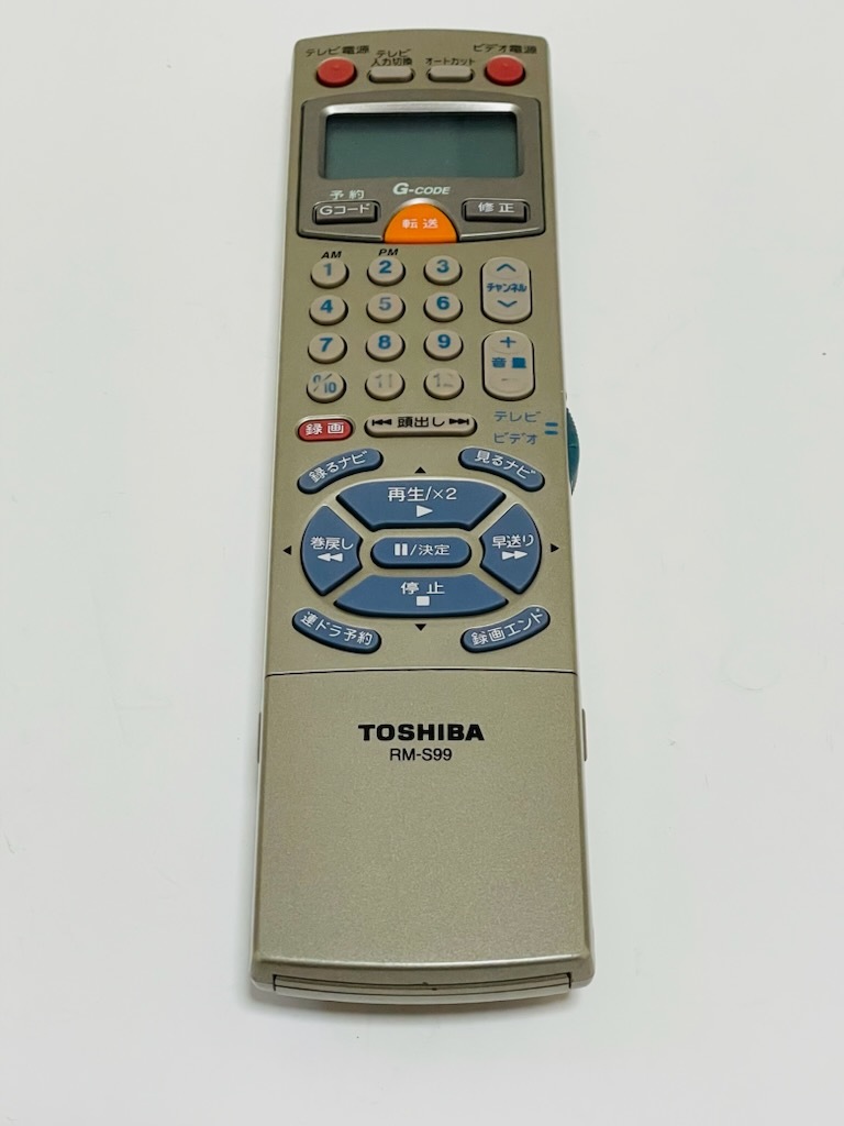 Yahoo!オークション - 【純正】 東芝/TOSHIBA ビデオリモコン RM-S99