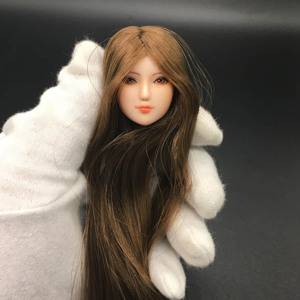 Yahoo!オークション - B126 1/6 フィギュア ヘッド OBヘッド 女性ヘッ...