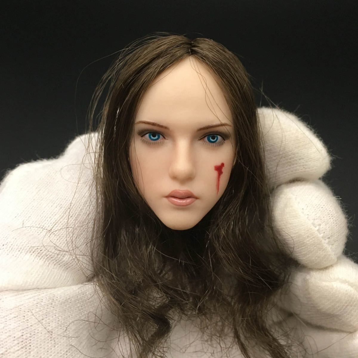 Yahoo!オークション - B118 1/6 フィギュア ヘッド 女性ヘッド 希少品 ...