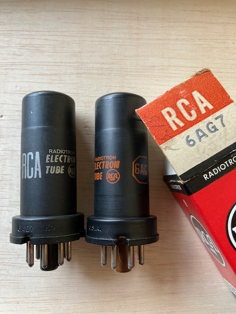Yahoo!オークション - 真空管（メタル管） 6AG7 2本 RCA