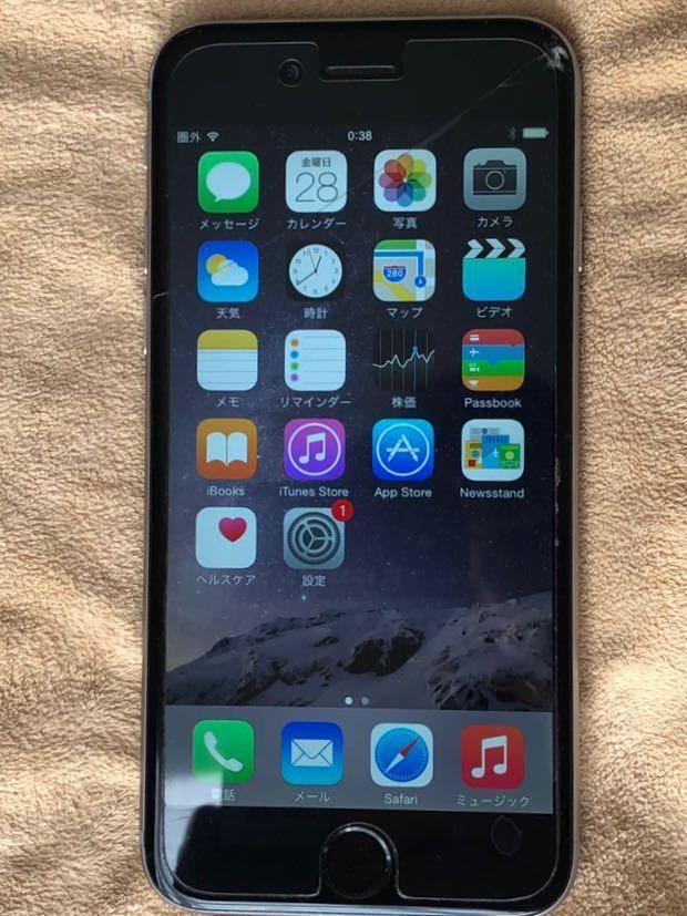 Yahoo!オークション - 送料無料) iphone 6 16Gb ios8.3 ジャンク