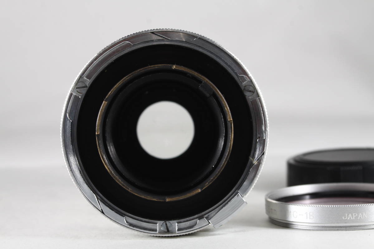 超極上美観 Zeiss Opton Triotar 85mm F4 T 旧contax用 完動品 コンタックス レンジファインダー 243