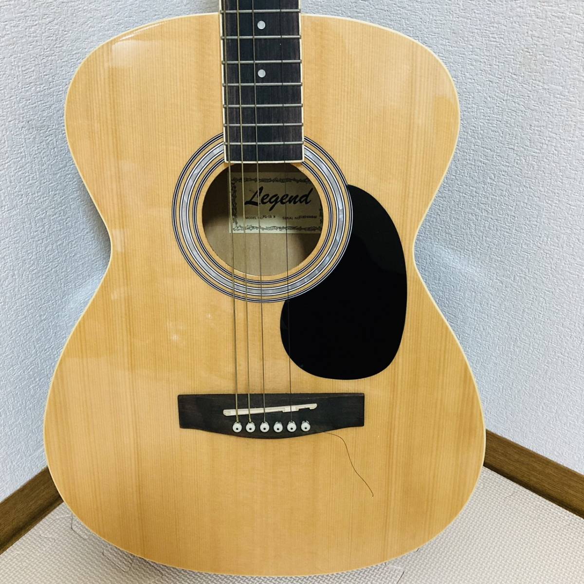 代購代標第一品牌－樂淘letao－ Legend FG-15N レジェンド アコギ アコースティックギター 現状品/Y0404-25