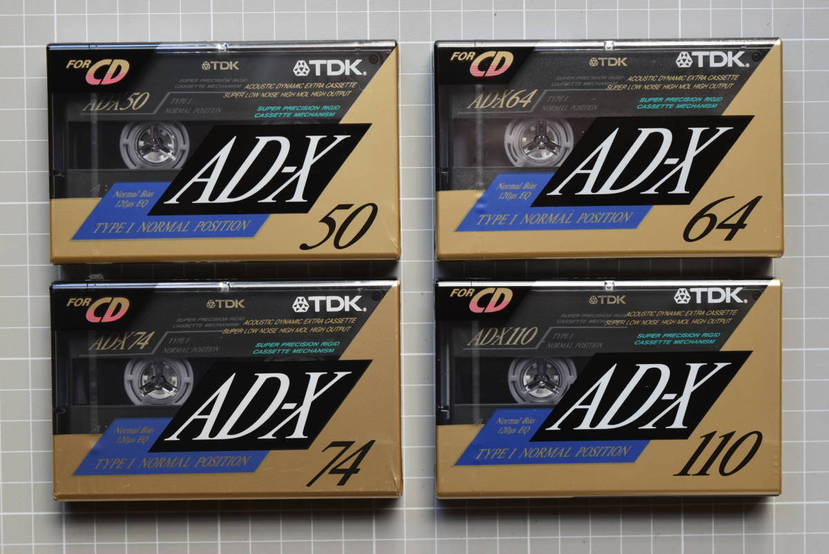 Yahoo!オークション - TDK AD-X50・64・74・110の4種 ...