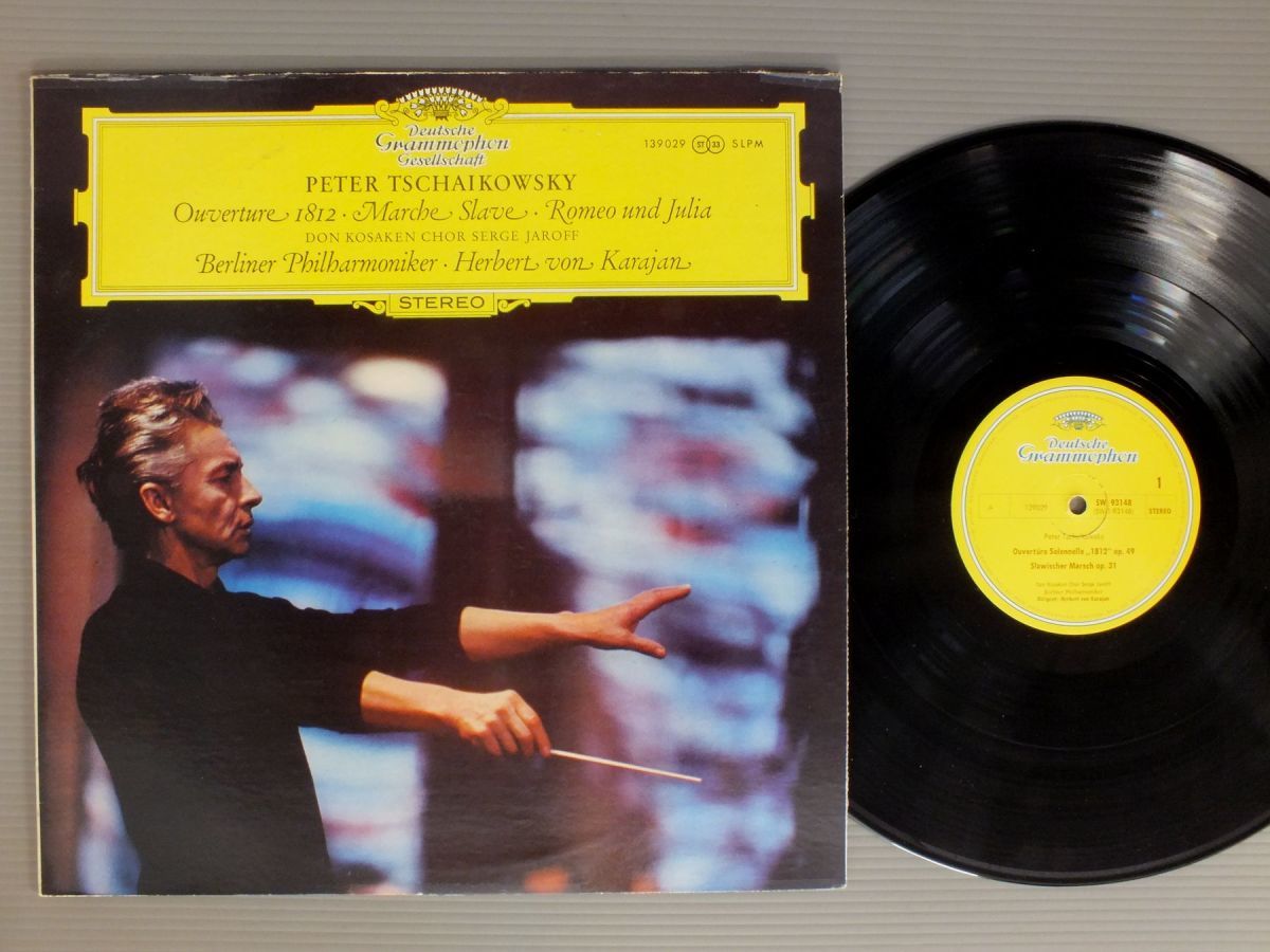 Yahoo!オークション - 米LP KARAJAN/TSCHAIKOWSKY-OUVERTURE 1812-MAR...
