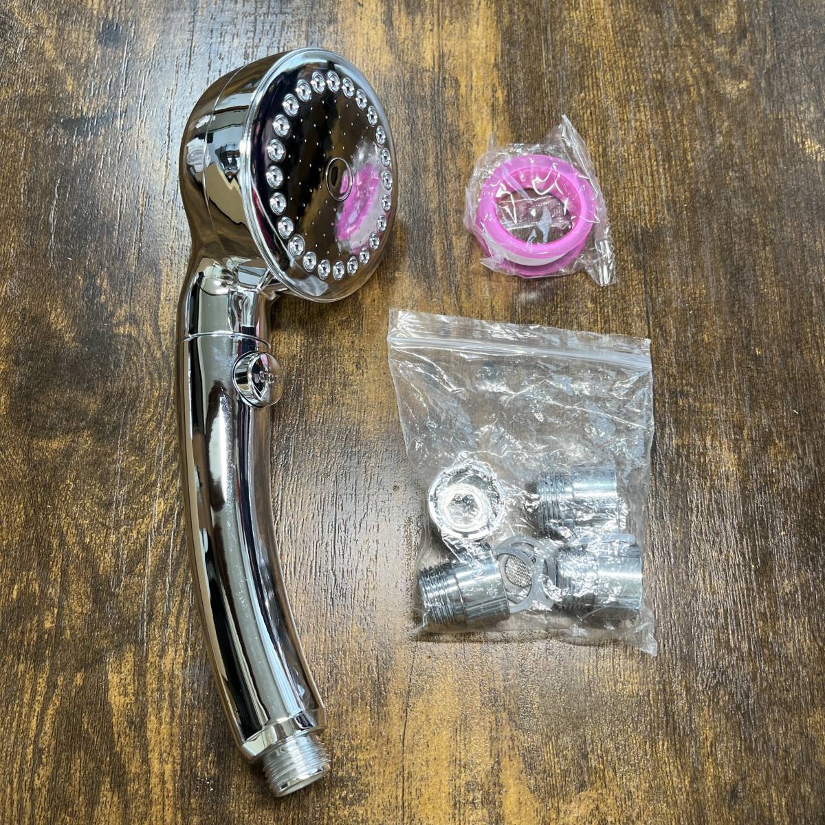 Yahoo オークション 【美品】シャワーヘッド Lm636 節水 ミストマイ