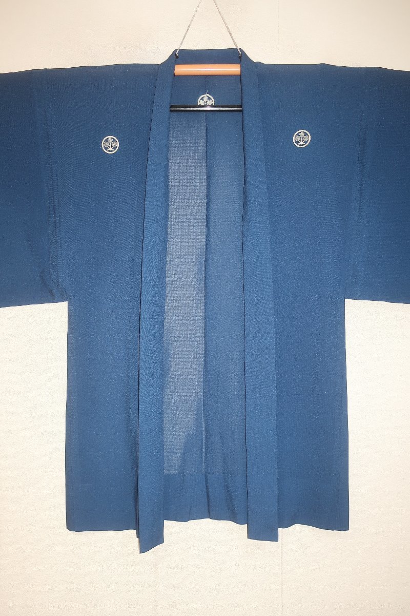 Yahoo!オークション - 弐3176 本絹西陣織夏お召の紗 男羽織単衣 裄75丈...