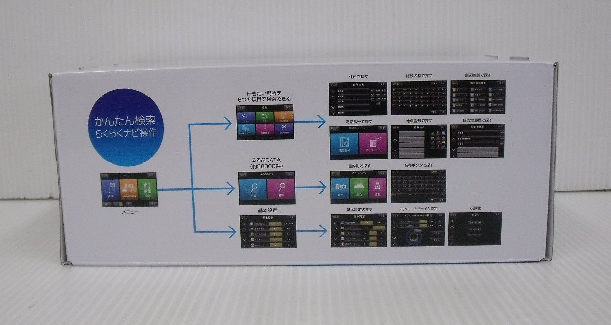 Yahoo!オークション - 未開封 KAIHOU 8.0インチポータブルワンセグナビ...
