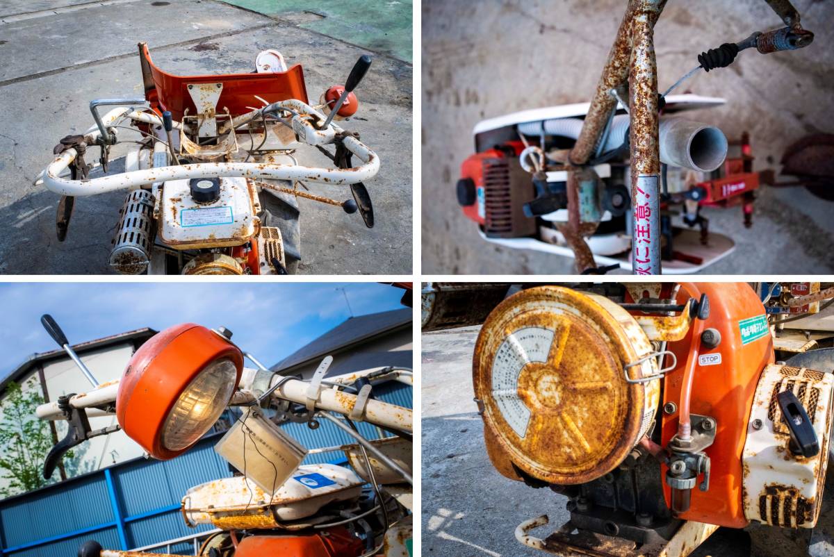 Yahoo!オークション - 埼玉発 クボタ バインダー HE50A 2条 4.8馬力 刈...