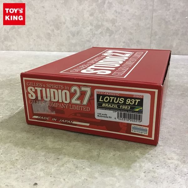 Yahoo!オークション - 1円〜 STUDIO 27 1/20 ST27-FK20221C ロータス93...