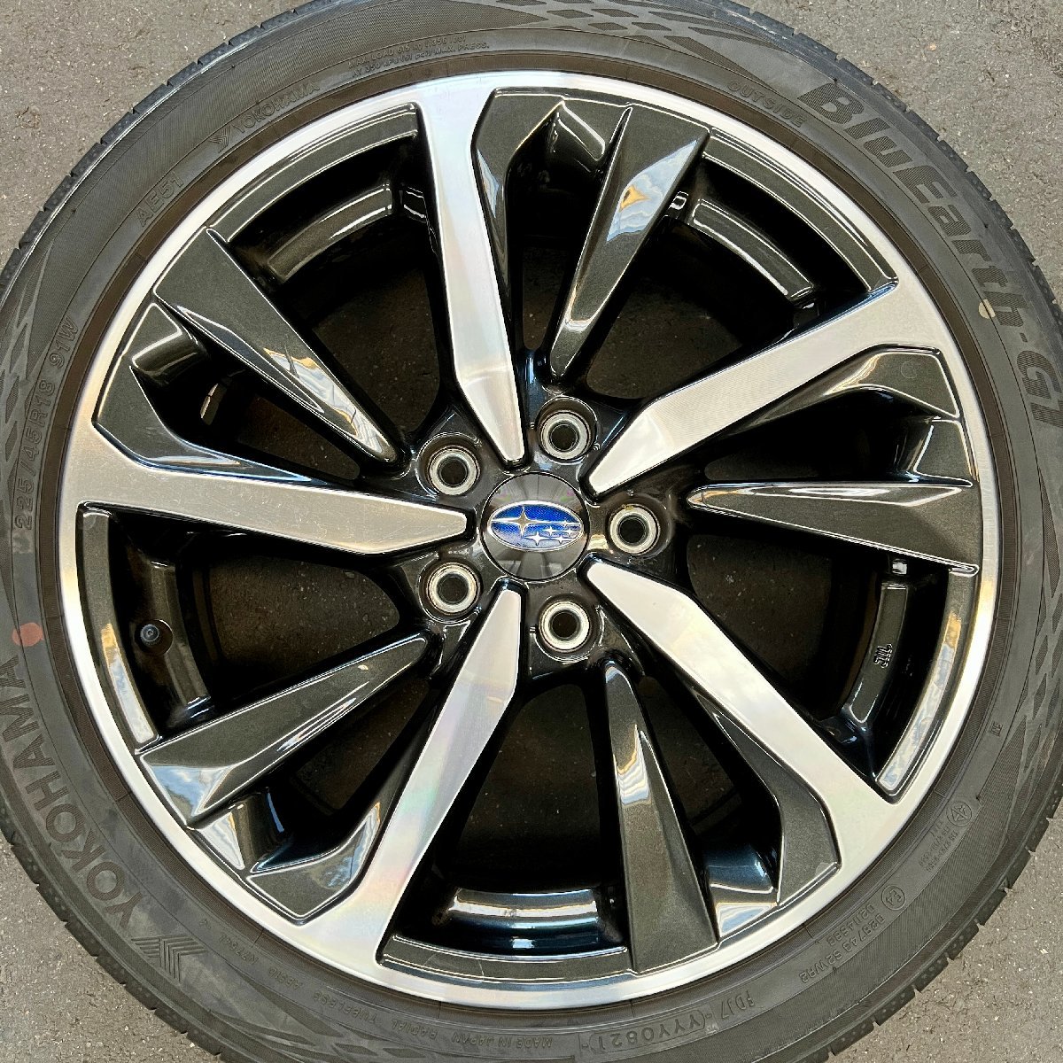 Yahoo!オークション - タイヤ付き純正ホイール1本 レヴォーグ VN5 18×...