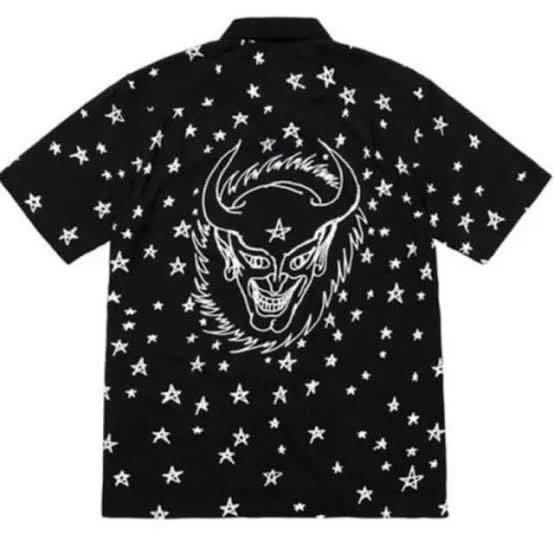 Yahoo!オークション - Supreme Devil Rayon Shirt シュプリーム デビル...