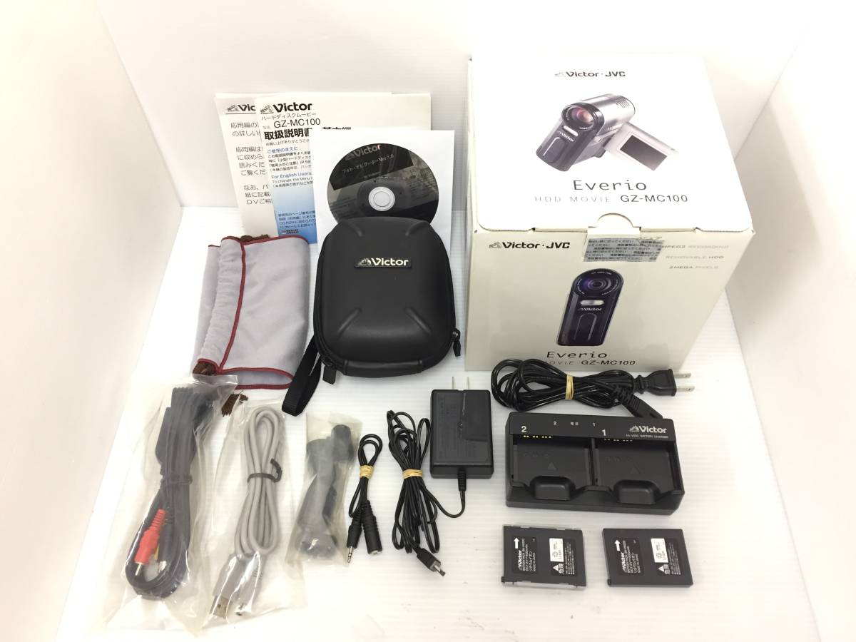 Yahoo!オークション - 【良品】Victor JVC Everio GZ-MC100 ハードデ...