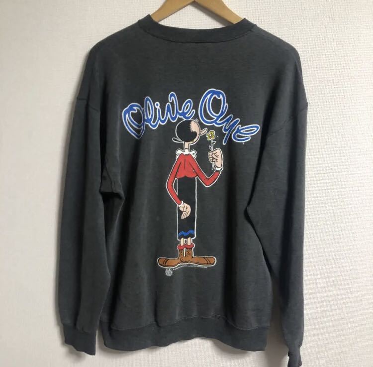 US古着】POPEYE ポパイ オリーブ ヴィンテージ スウェット US古着】POPEYE ポパイ オリーブ ヴィンテージ スウェット
