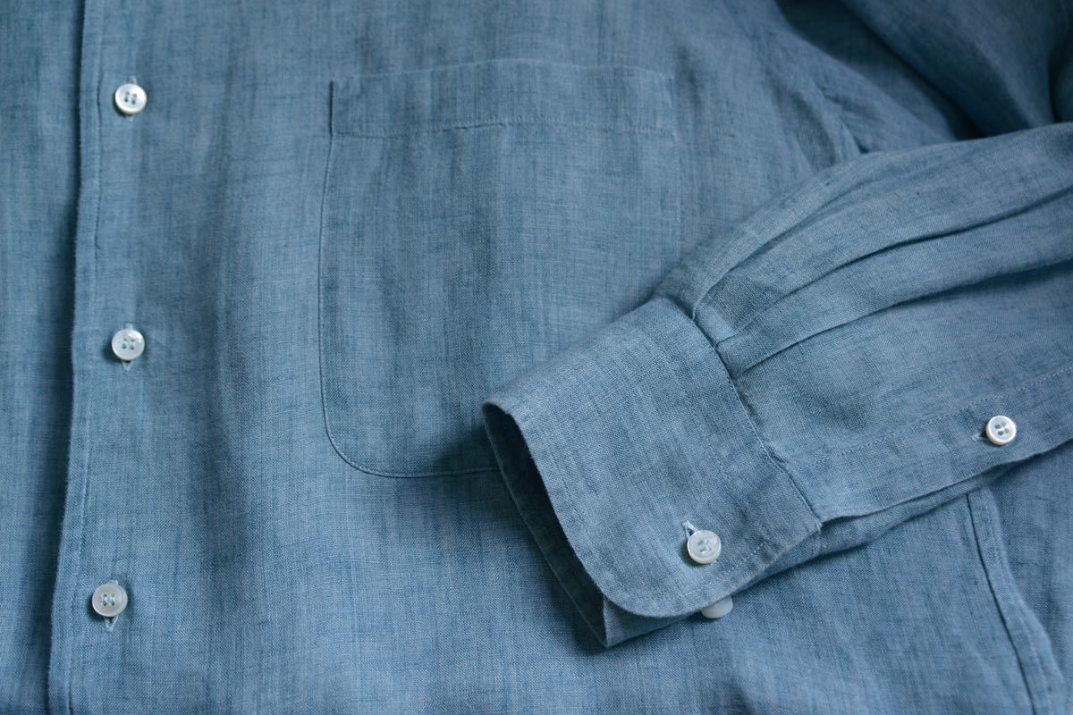 Loro Piana LINEN SHIRT ロロピアーナ リネンシャツ col Light Loro Piana LINEN SHIRT ロロピアーナ リネンシャツ col Light