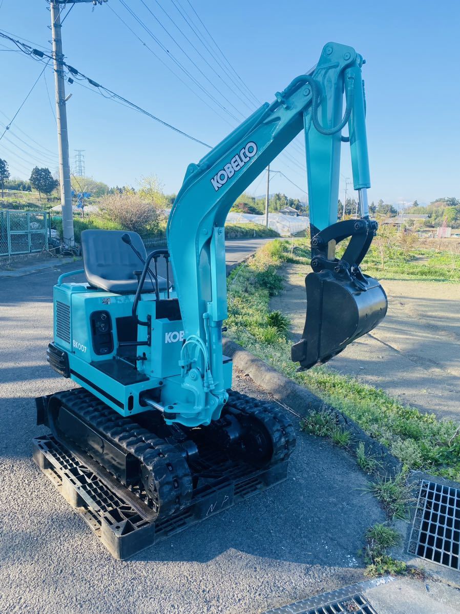 Yahoo!オークション - KOBELCO SK-007 コベルコミニユンボ ミニバック...