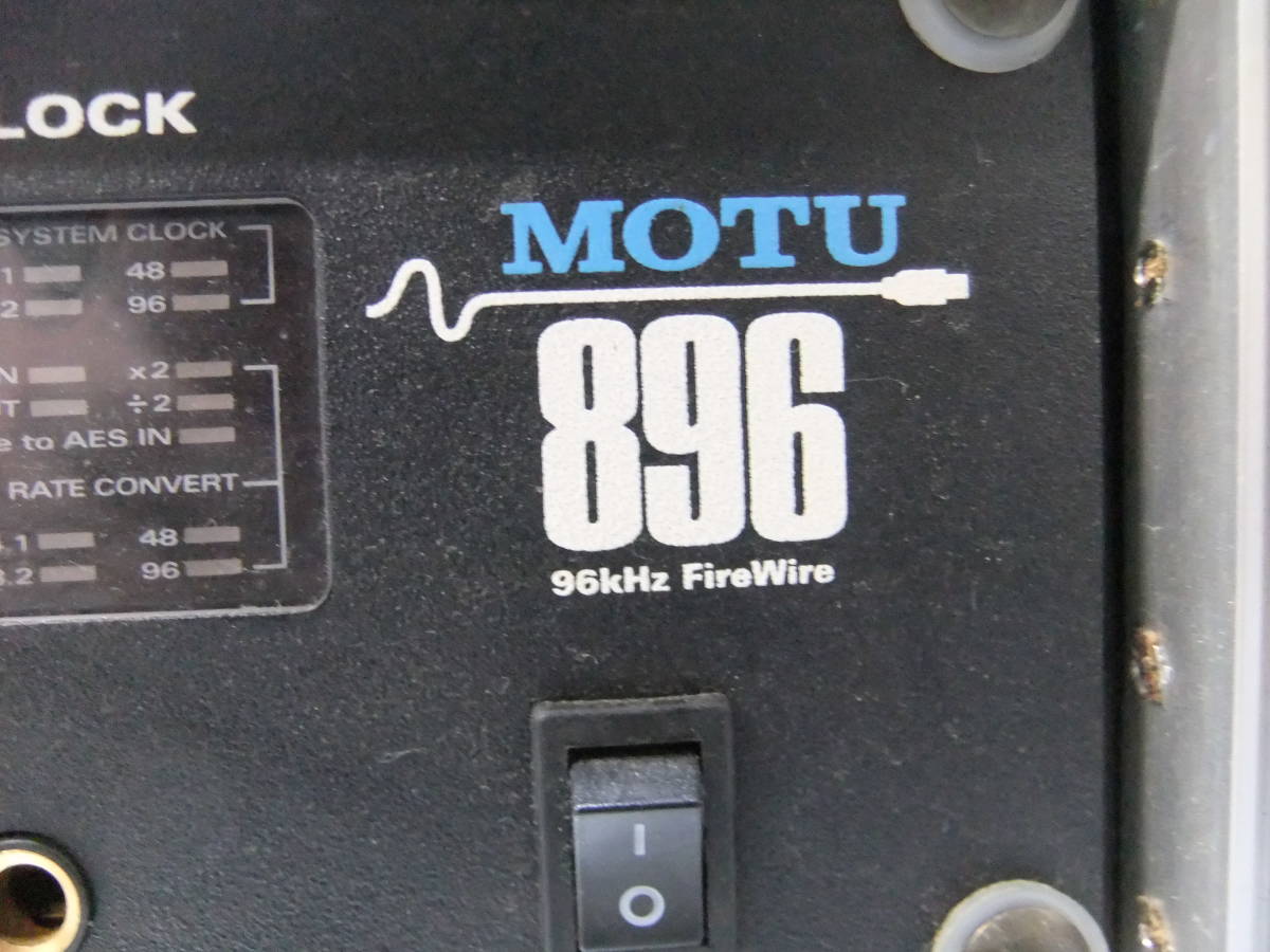 Yahoo!オークション - MOTU 896 オーディオインターフェース 通電のみ...