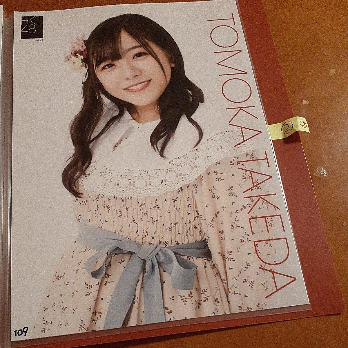 Yahoo!オークション - A4サイズポスター HKT48 武田智加 109