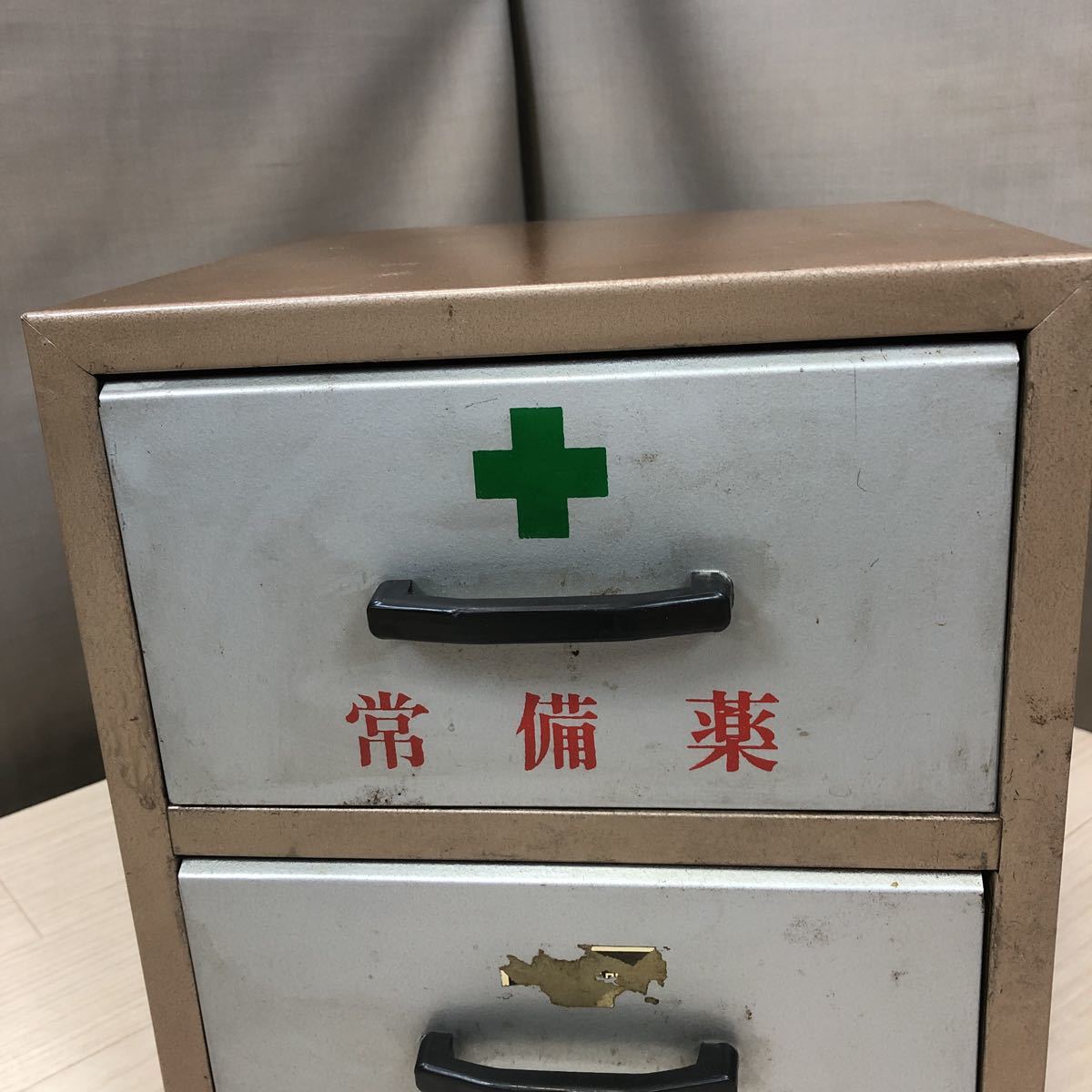 Yahoo!オークション - KT4】昭和レトロ 薬箱 常備薬 配置薬 収納ケース...