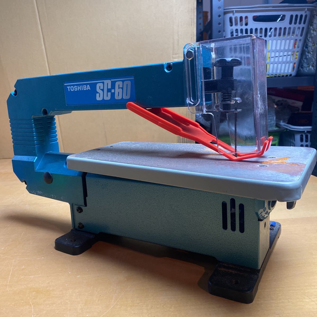 Yahoo!オークション - TOSHIBA SC-60 電動工具 卓上 糸のこ盤