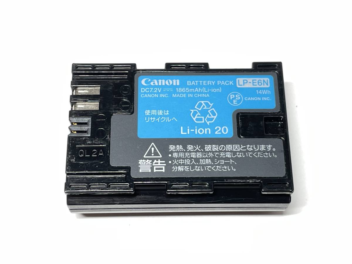 Yahoo オークション キヤノン Lp E6n 純正バッテリー