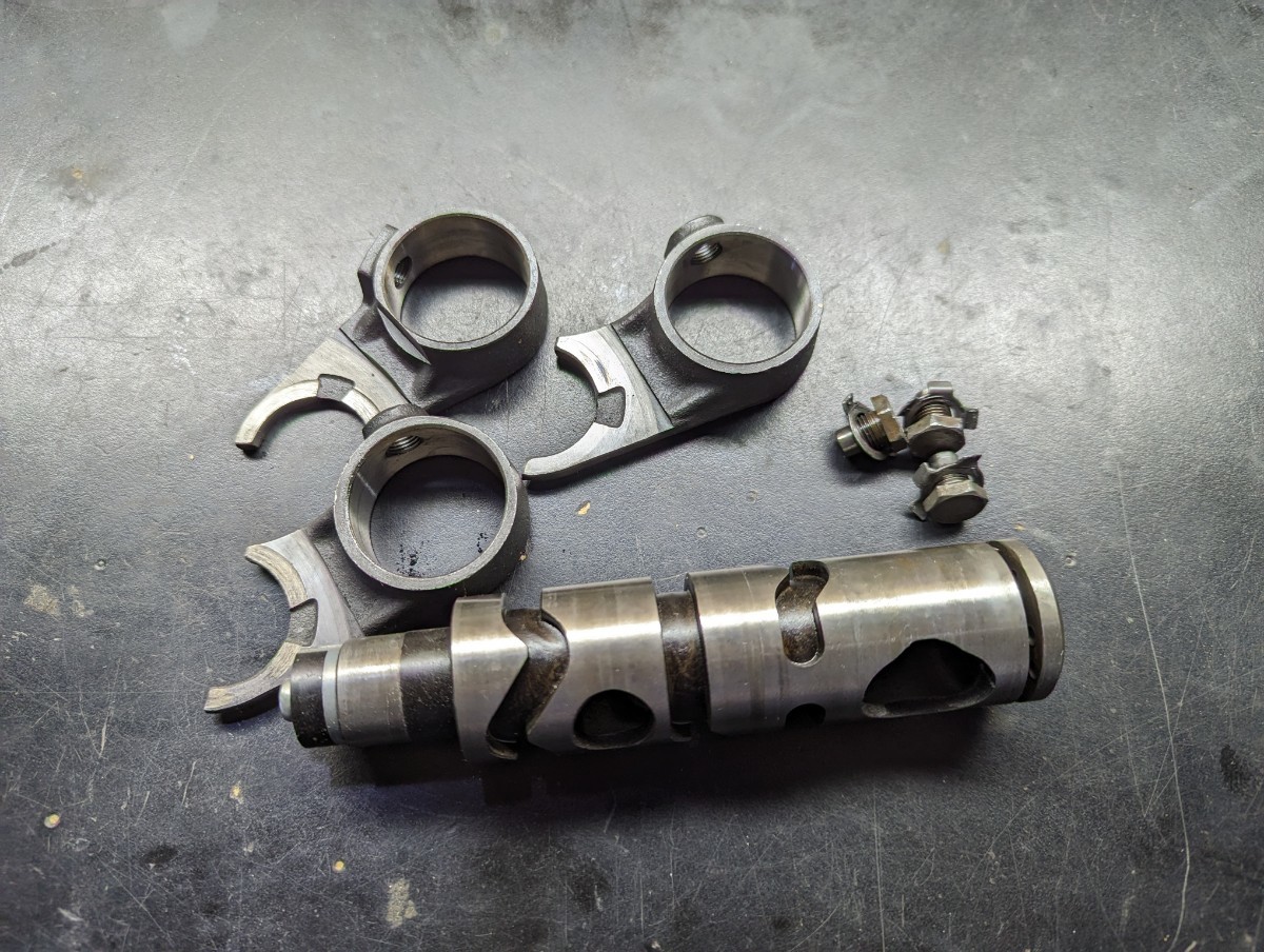 Yahoo!オークション - シフトドラム フォーク 500ss H1 カワサキ 250ss...