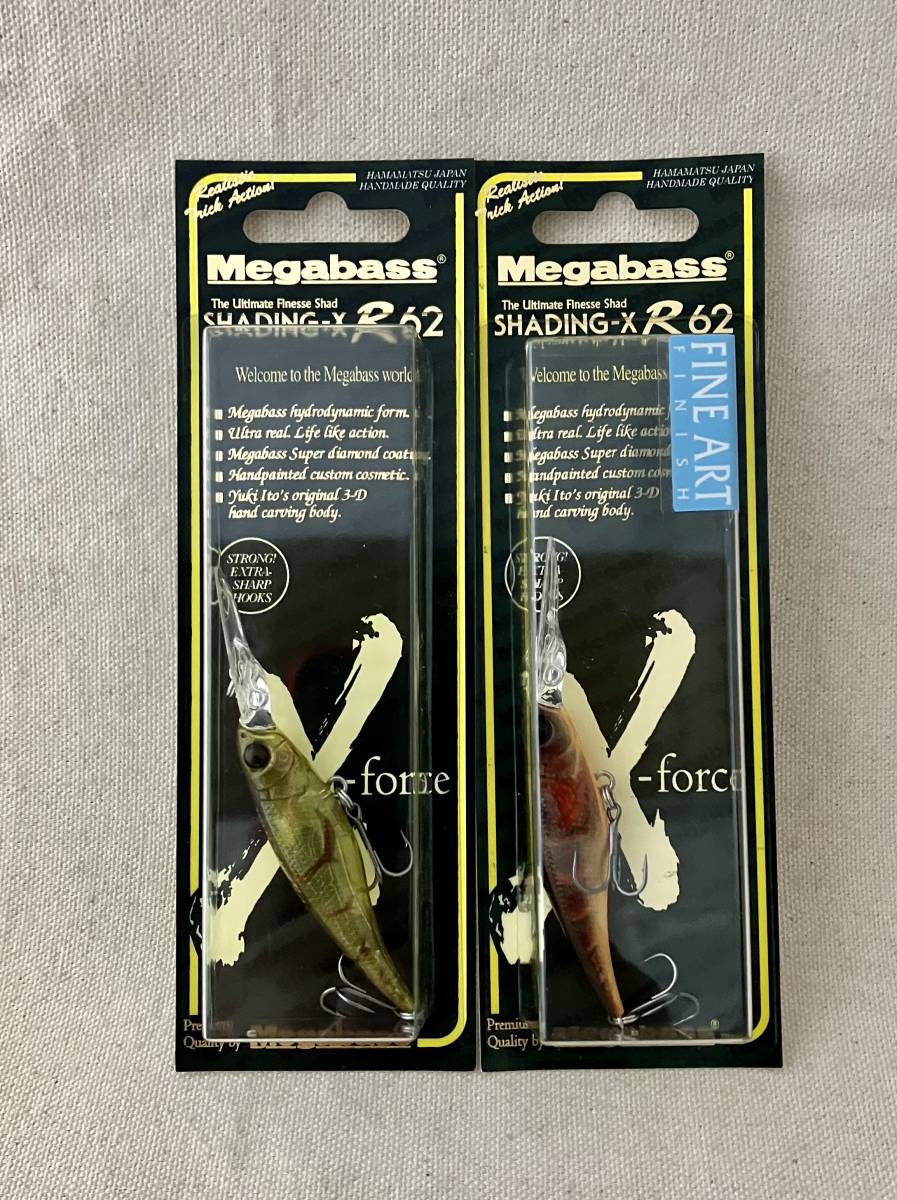 Yahoo!オークション - メガバス シャッディングX R 62 2個セット 未開...