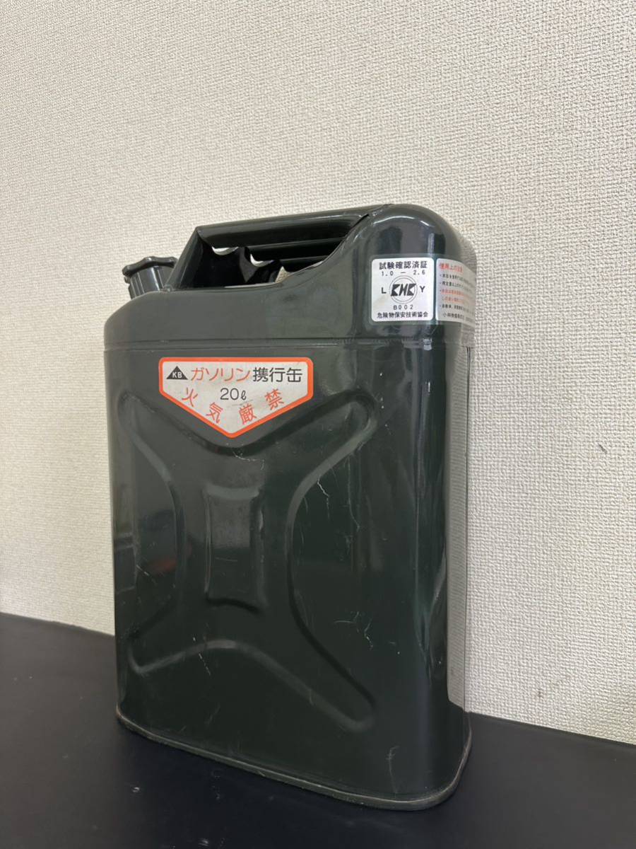 Yahoo!オークション - 小林物産 KS-20Z ガソリン携行缶 ジープ缶 20L K...