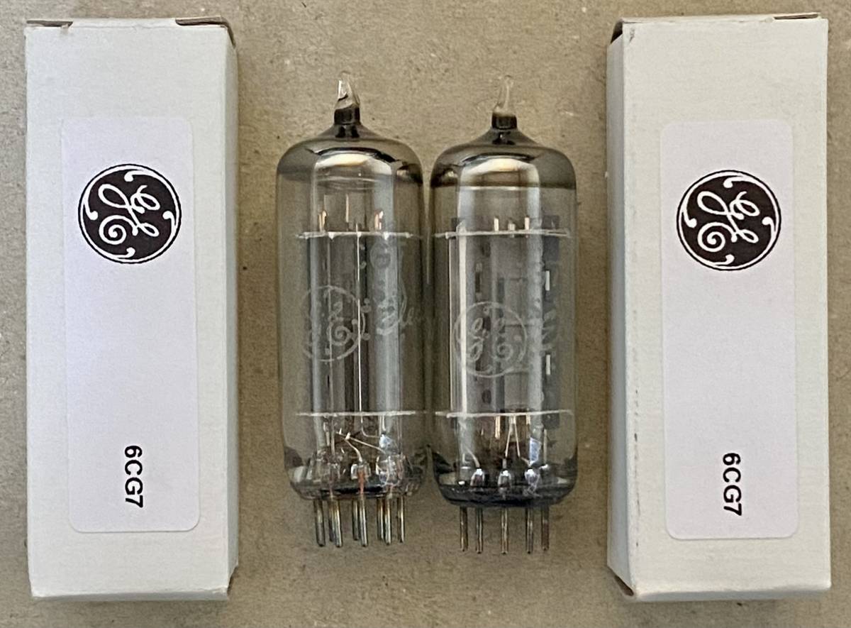 Yahoo!オークション - NEW18428 GE 6CG7（極間シールド付）新品白箱入...