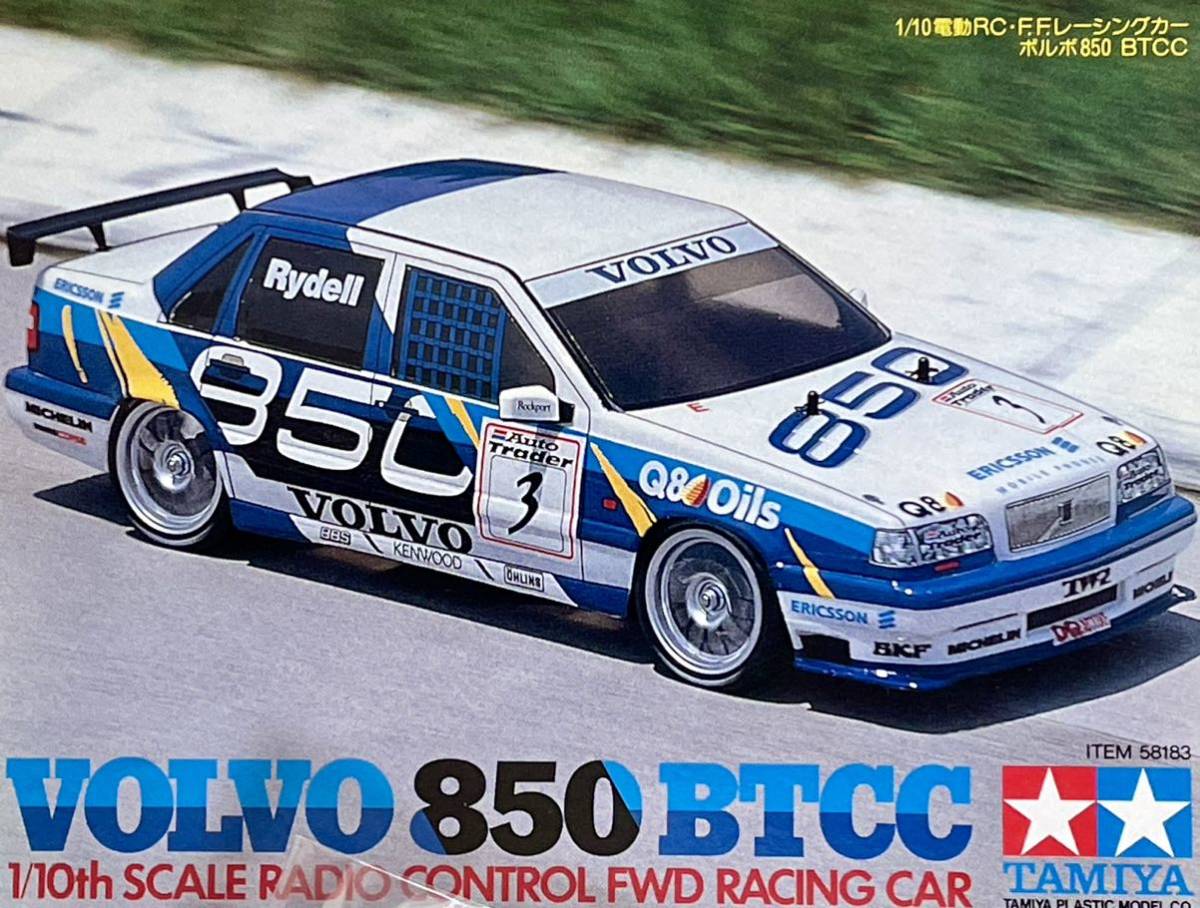 Yahoo!オークション - タミヤ 1/10 RC Volvo ボルボ850 BTCC スペアボ...