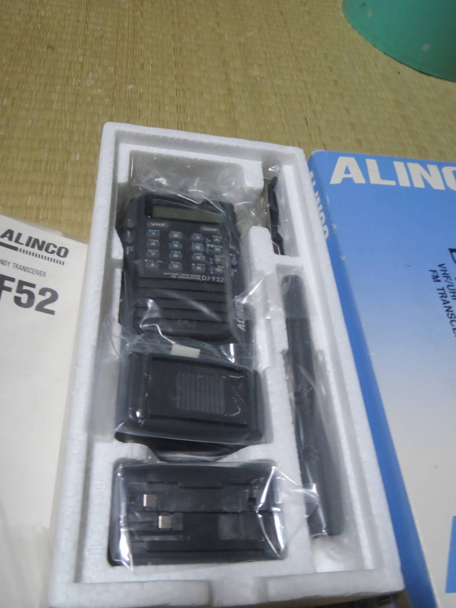 Yahoo!オークション - DJ-F52 VHF/UHF TWIN BAND FM TRANSCEIVER ALINC...