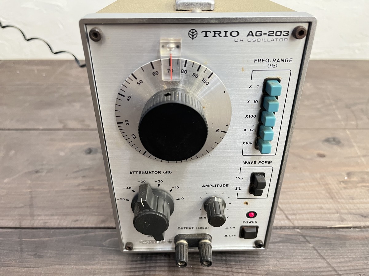 Yahoo!オークション - TRIO AG-203 低周波発振器 通電確認済み 現状品 ...