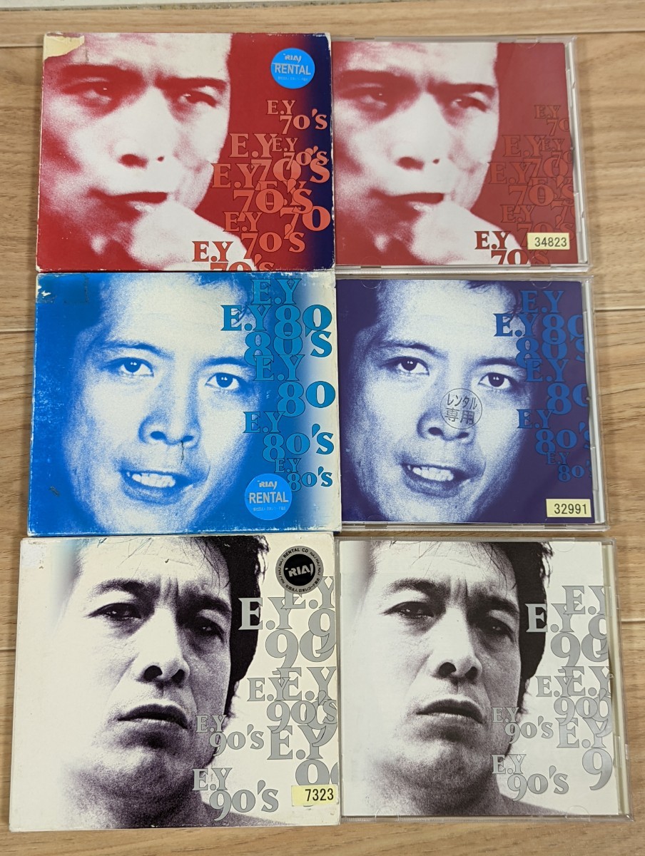 Yahoo!オークション - 矢沢永吉 E.Y 70 80 90‘s レンタルアップCD 3枚...