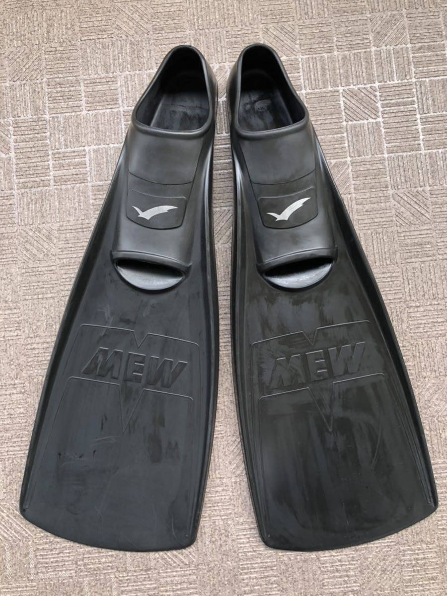 Yahoo!オークション - GULL ガル MEW ミュー フィン ブラック サイズ X...