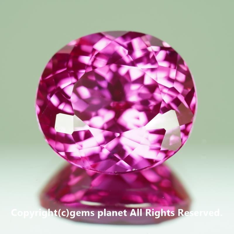 Yahoo!オークション - 11.68ct シンセティックヴィヴィッドピンクサフ...