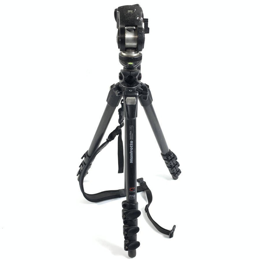 代購代標第一品牌-樂淘letao-manfrotto マンフロット 055cxpro4 カーボン三脚 Slik製自由雲台が装着 ジャンク品