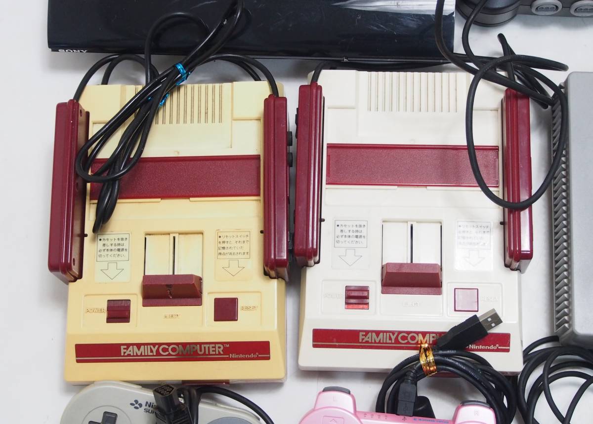 代購代標第一品牌－樂淘letao－AZ-906 レトロ ゲーム機 本体 コントローラー アダプター 付属品 色々 まとめ 現状 FC SFC 64 PS3 PS Wii ファミコン スーファミ ...