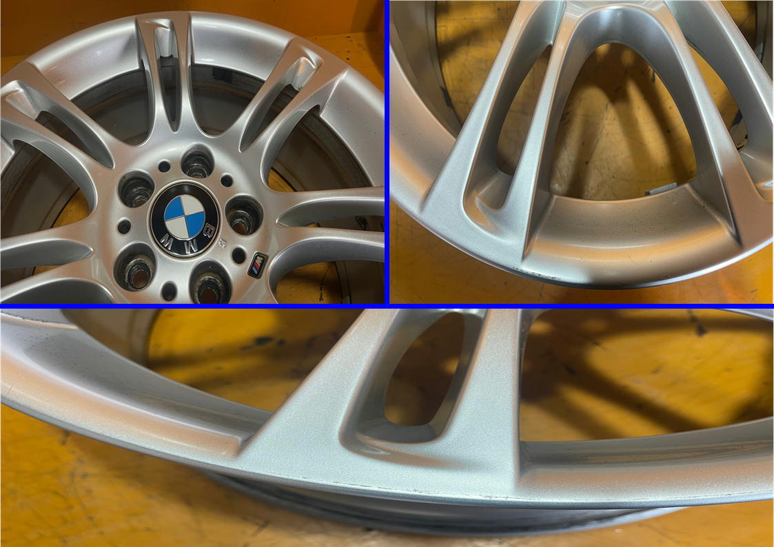 Yahoo!オークション - 【AA316】ホイール4本 BMW18×8JJ 5穴 PCD120 +3...