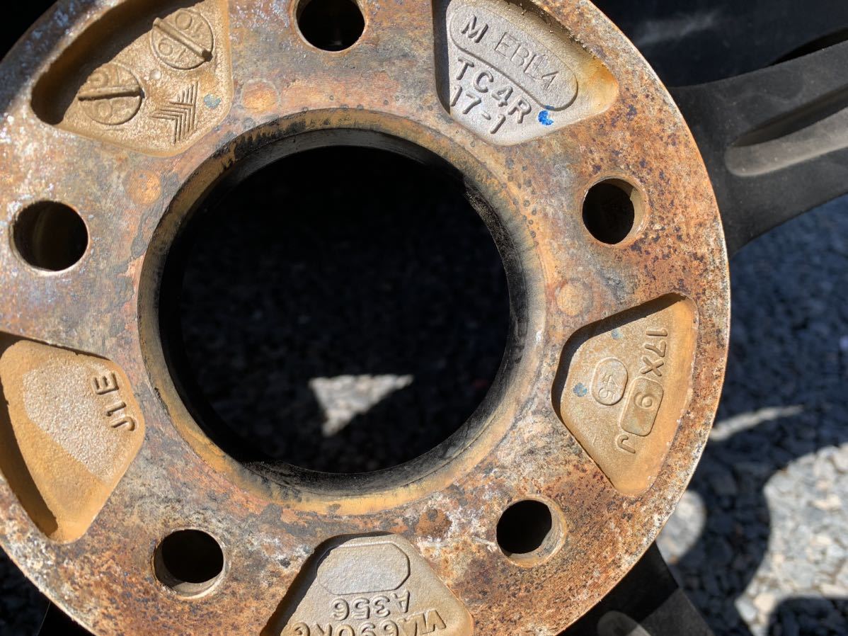 Yahoo!オークション - アドバン tc4 tc-4 2本 17インチ 9J off45 pcd11...