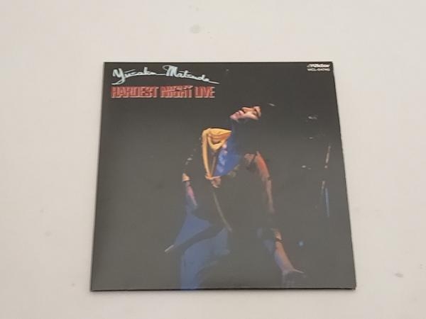 Yahoo!オークション - 松田優作 CD HARDEST NIGHT LIVE